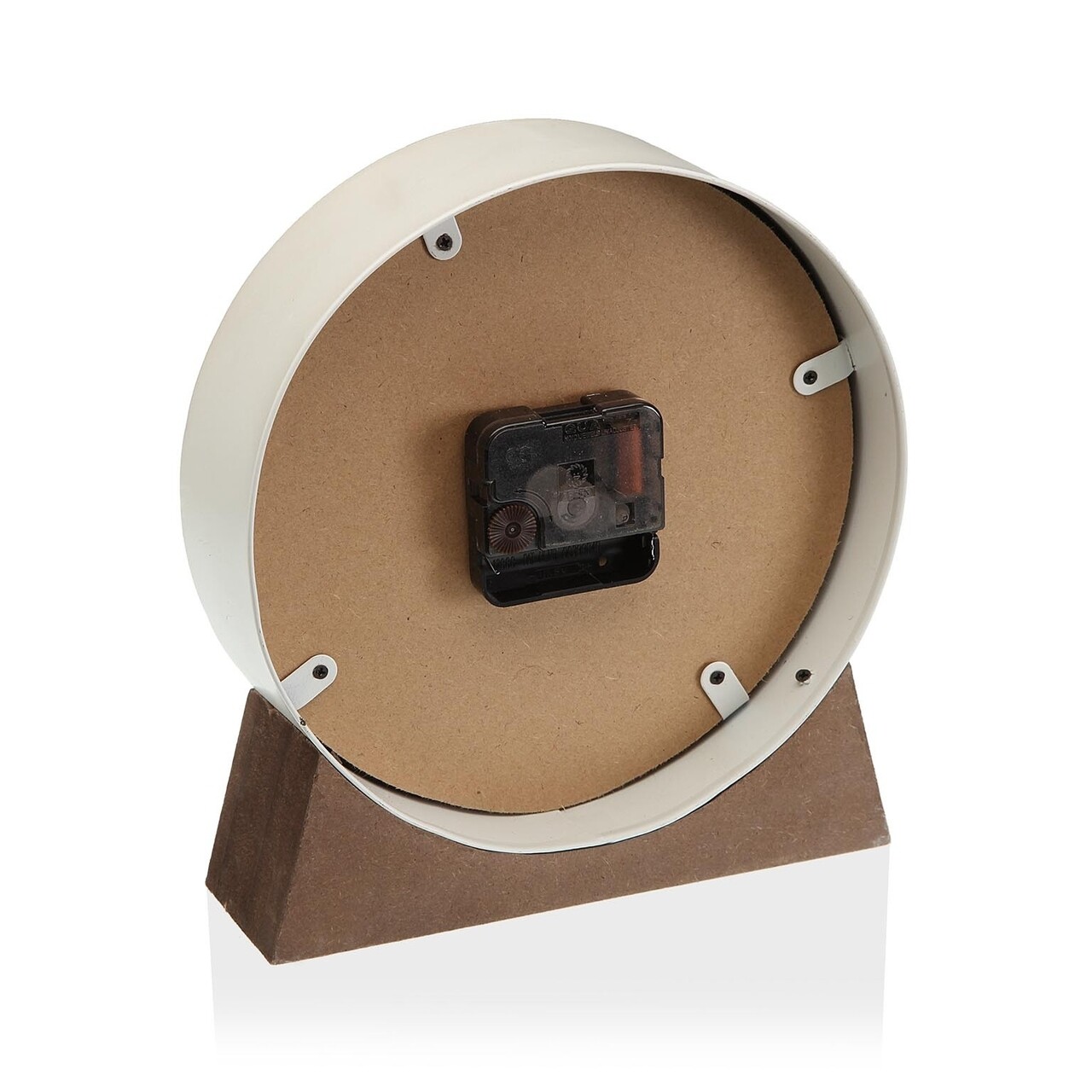 Audrey Asztali óra, Versa, 20x6x20 cm, MDF, fehér - mezoni.hu