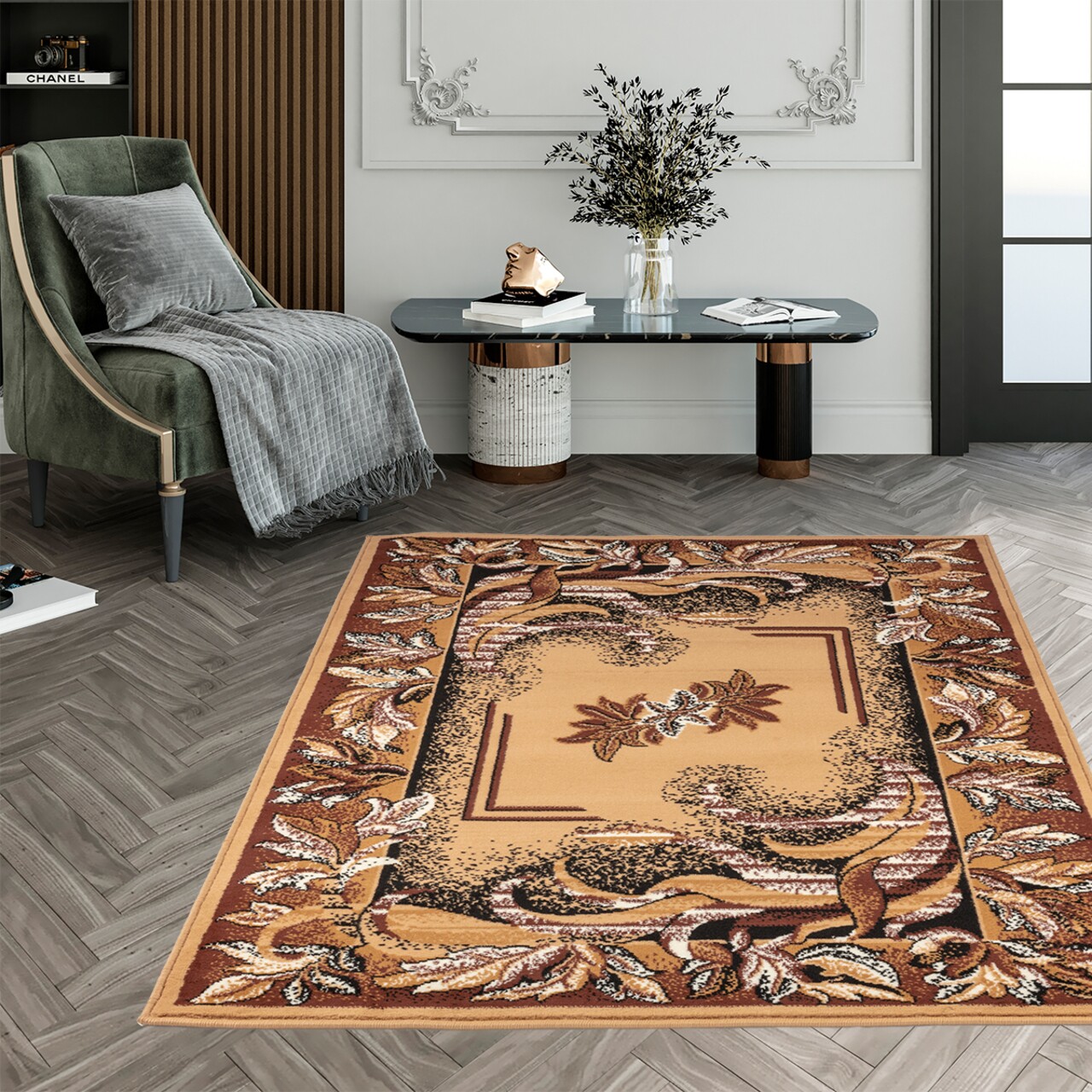 Grapan szőnyeg, Dekor, 190x280 cm, polipropilén, többszínű - mezoni.hu